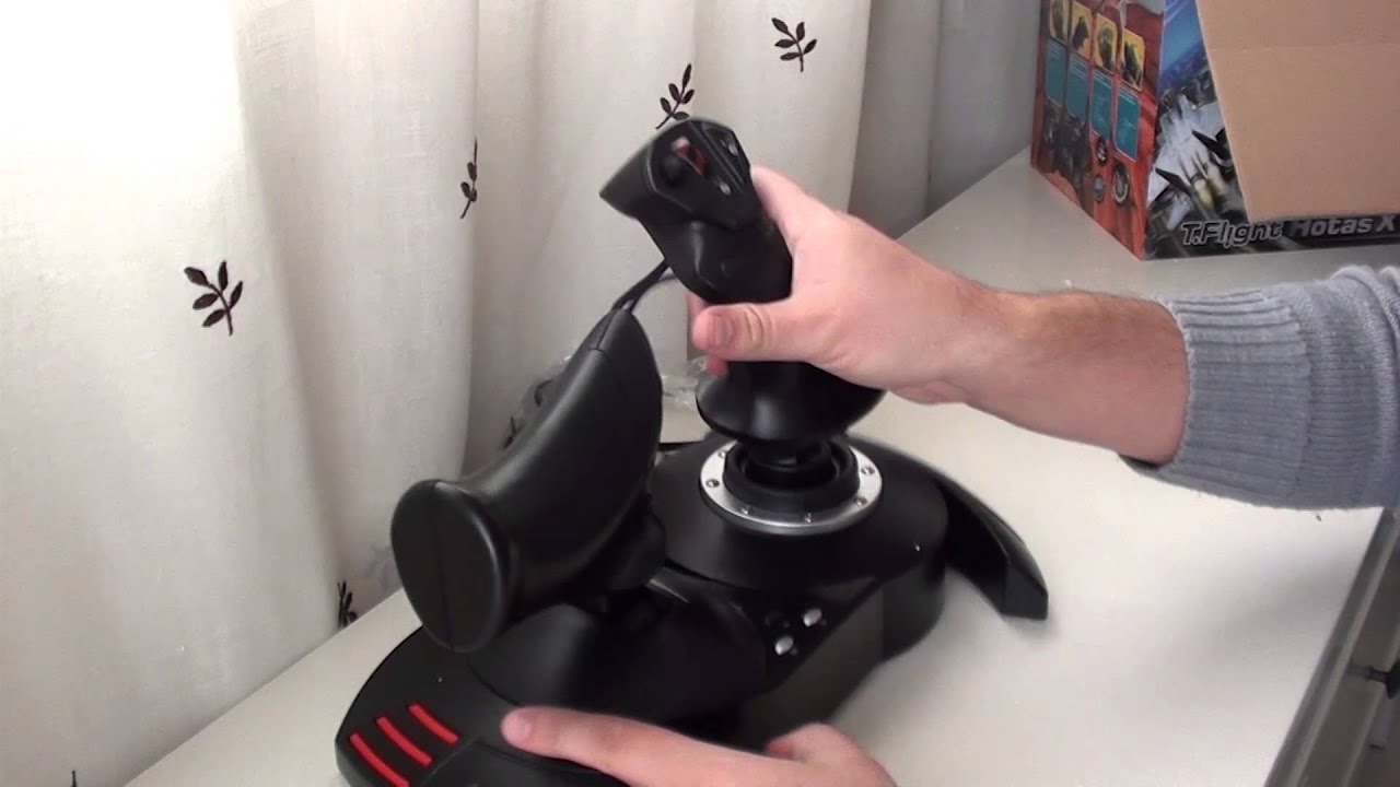 Unboxing del Thrustmaster T.Flight Hotas X. Primeras sensaciones. - YouTube