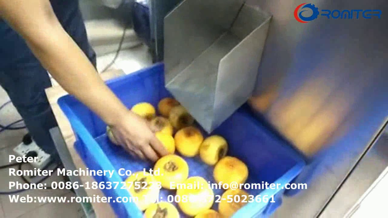 Automatic Persimmon Fruit Peeling Machine for Sale - YouTube