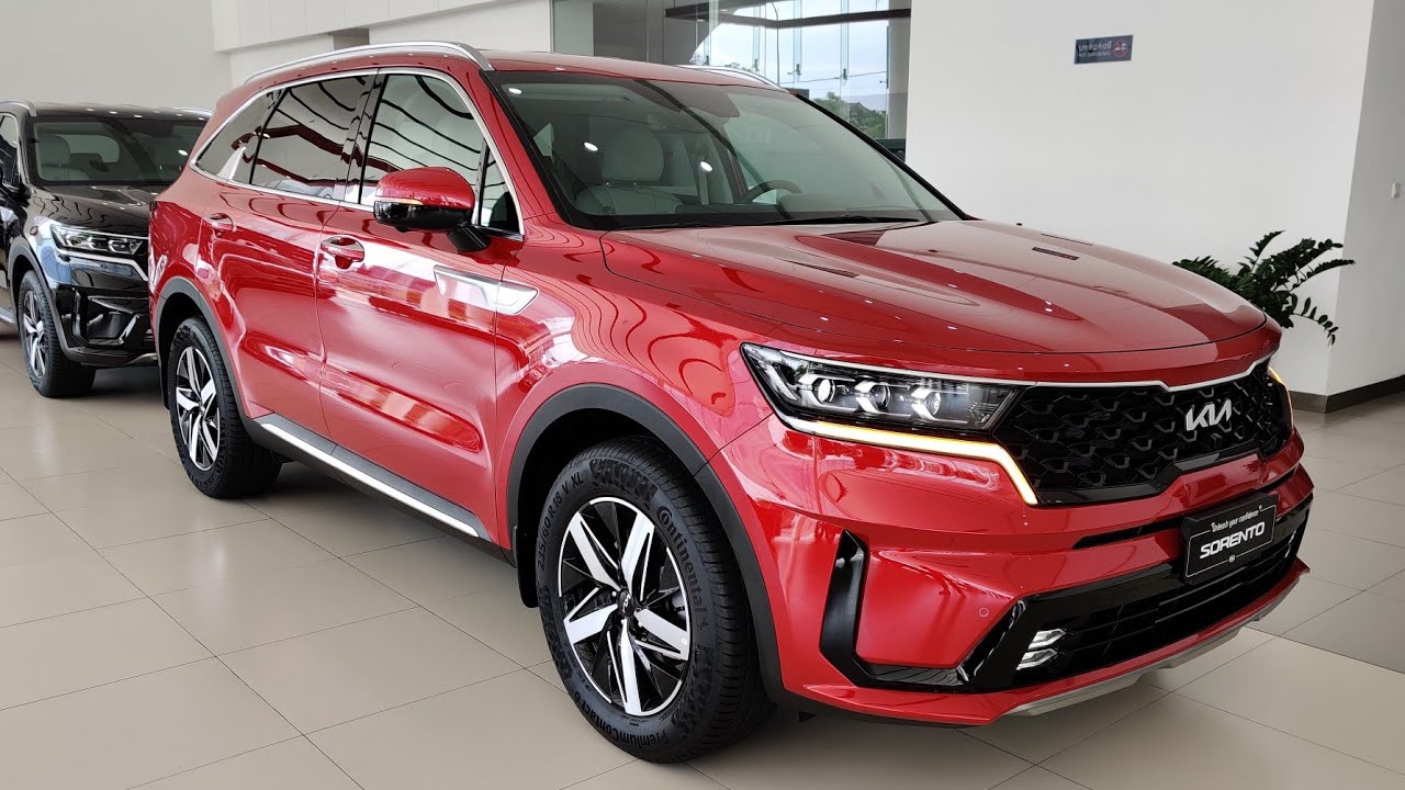2022 Kia Sorento Red Color - First Look! - YouTube
