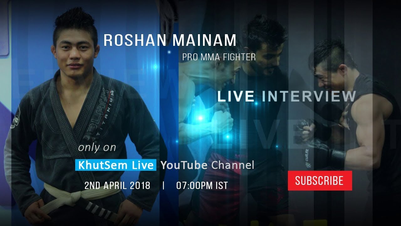 LIVE Interview with Roshan Mainam | Pro MMA Fighter - YouTube