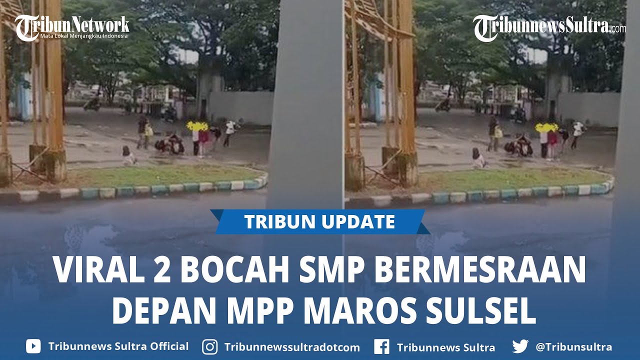 Viral Video 2 Bocah Ciuman Depan MPP Maros Sulsel, Disaksikan Teman ...