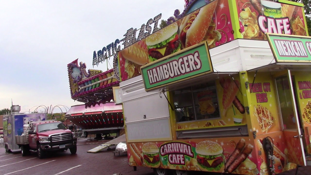Yamboree Carnival being assembled - YouTube