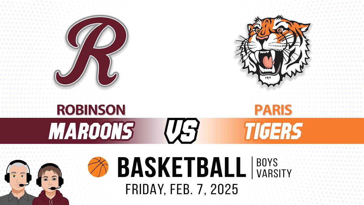 Maroons vs. Paris Tigers - 2/7/2025 (Varsity Boys Basketball) - WTYE ...
