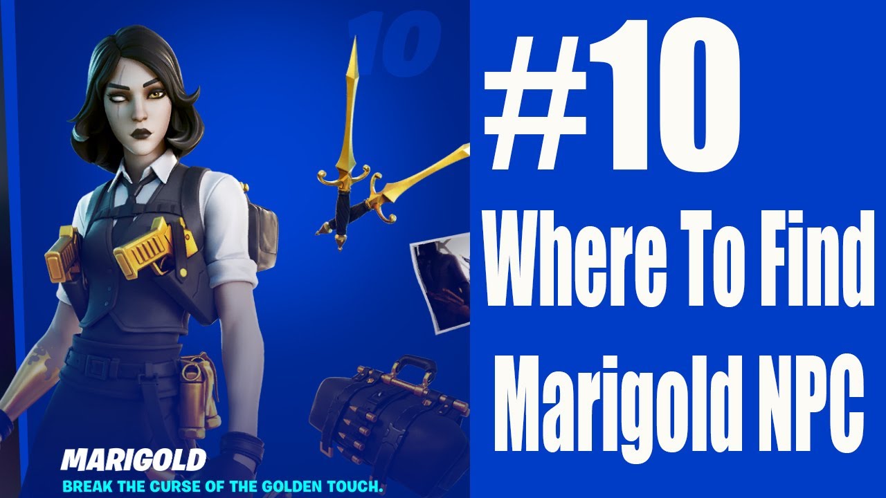 Fortnite- Where To Find Marigold (Character 10/17) [Ch2S7] - YouTube