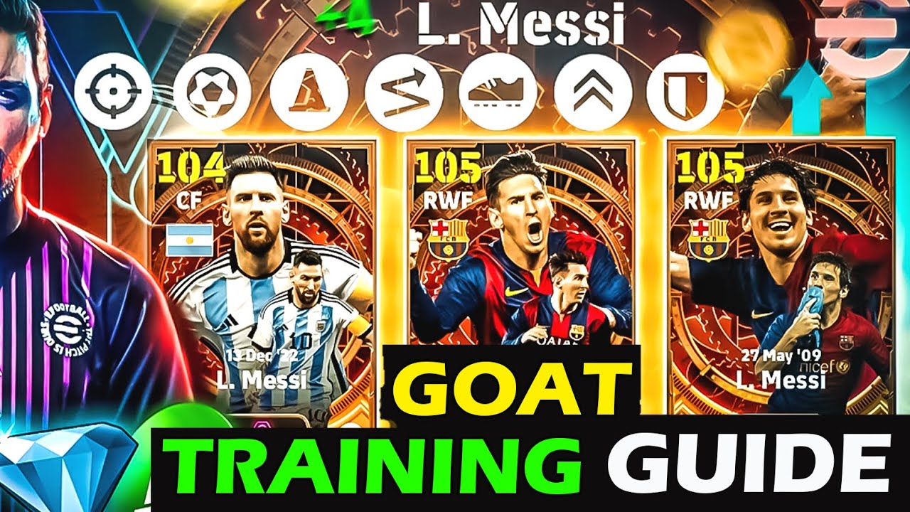 BIG TIME Messi🐐 Cards New Training Guide | efootball 2024 - YouTube