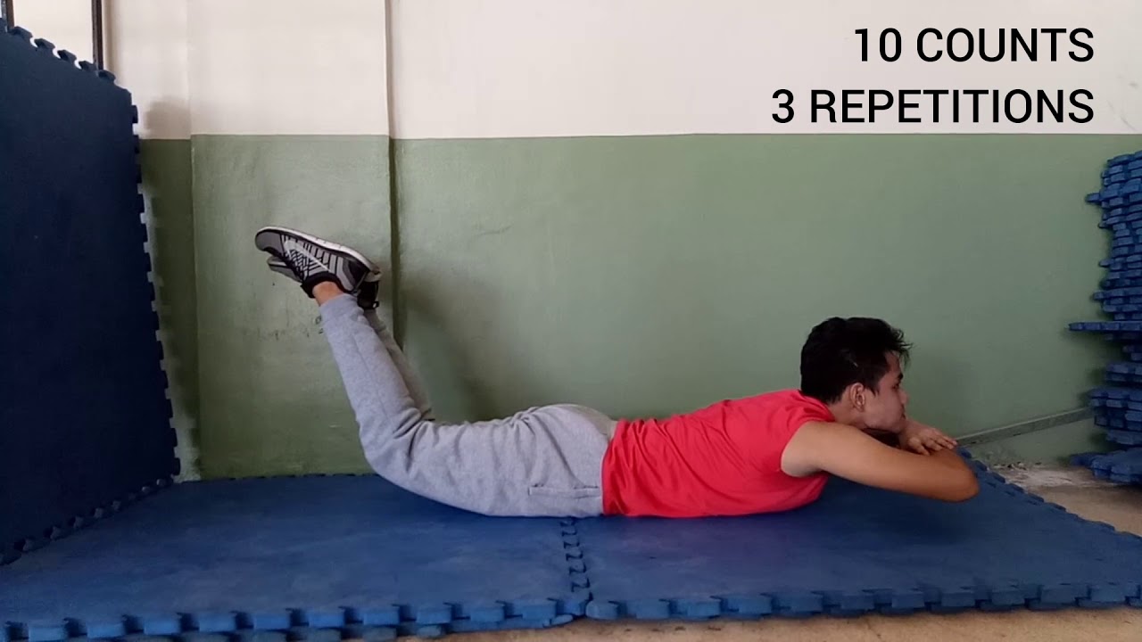 Neck Trunk Extension In Prone With Arms Flexed - YouTube
