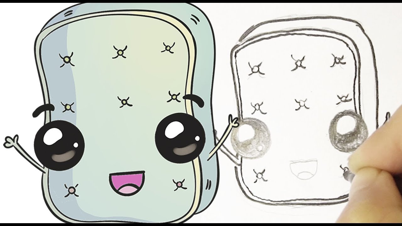 Cómo dibujar un Colchón Kawaii - YouTube