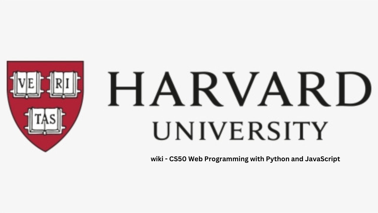 Wiki Project 1 For Cs50s Web Programming With Python And Java Script Youtube