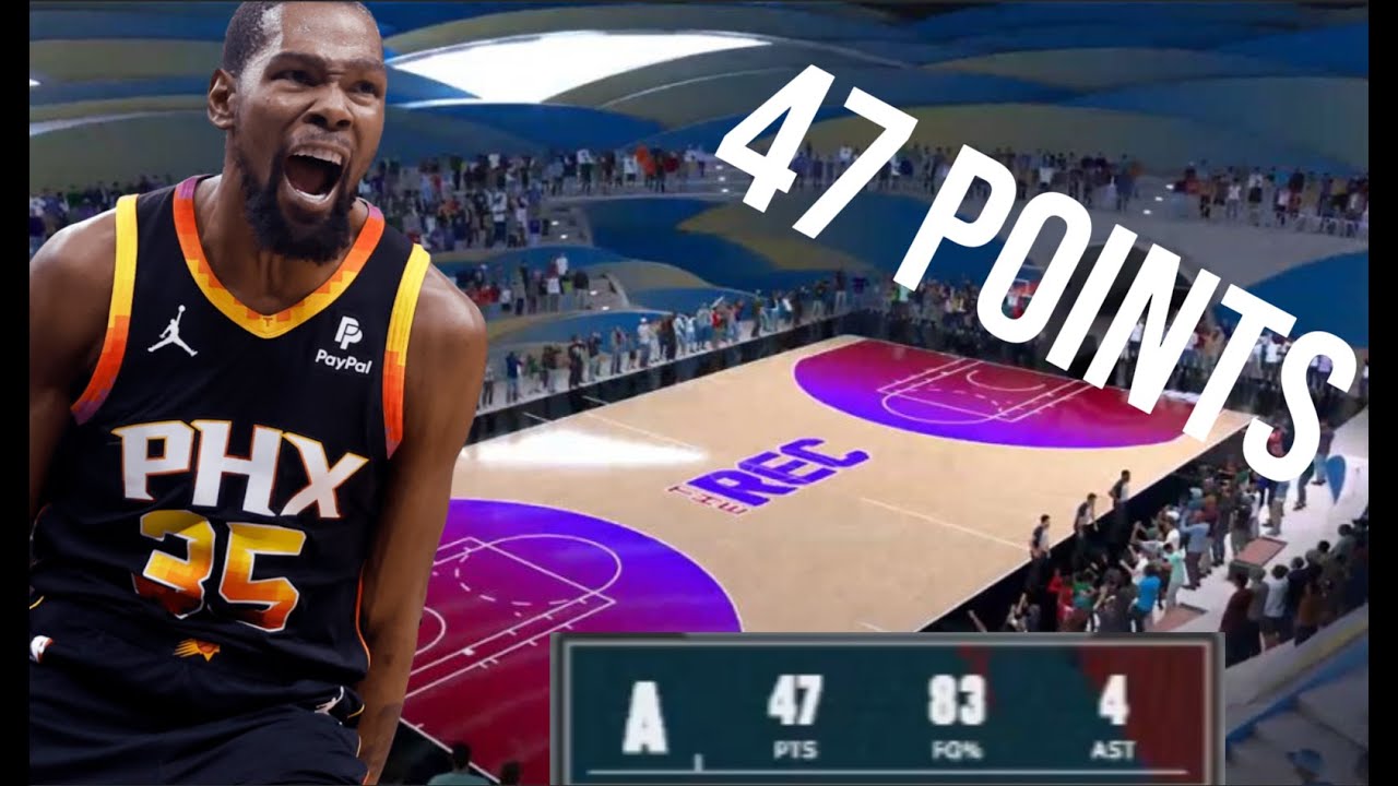 KEVIN DURANT BUILD DROPS 47 IN THE REC | BEST KD BUILD | TEST ...