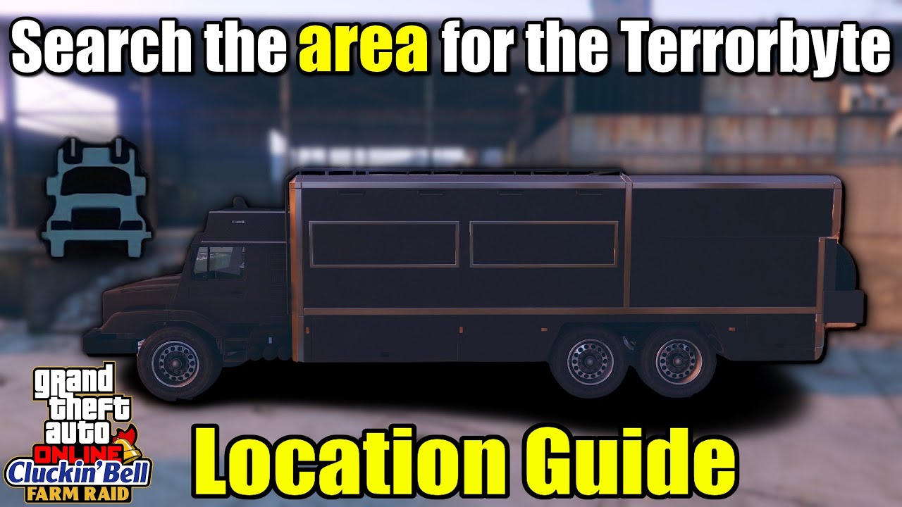 Search The Area For The Terrorbyte (Cluckin Bell Farm Raid) Guide GTA 5 Online - YouTube