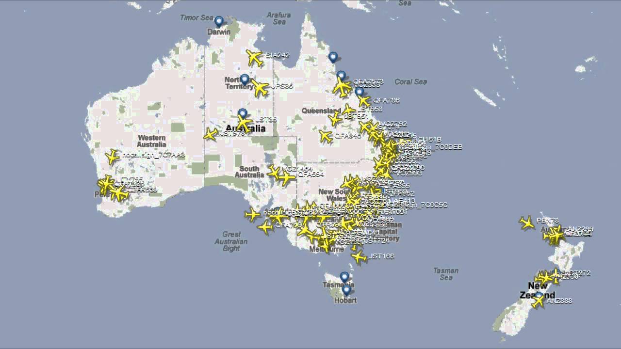 FlightRadar24 Improved Australia Coverage! - YouTube