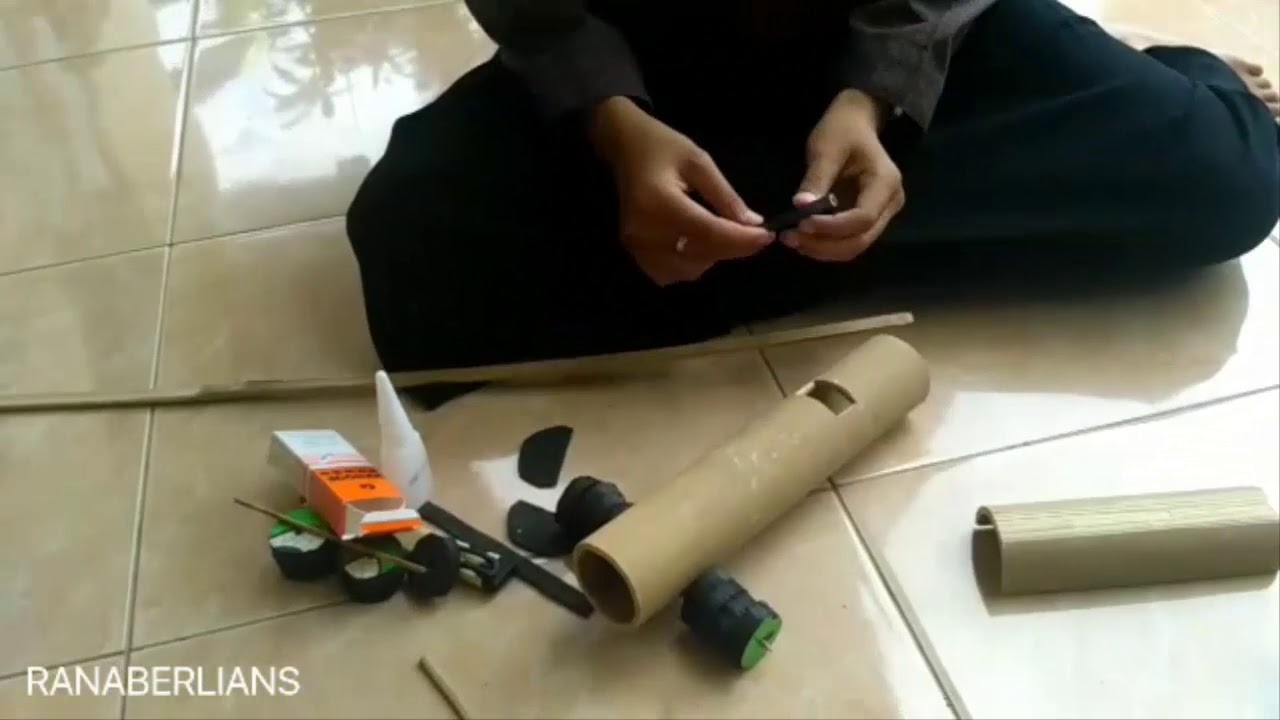 Tutorial Membuat Mobil-Mobilan Dari Bambu - YouTube