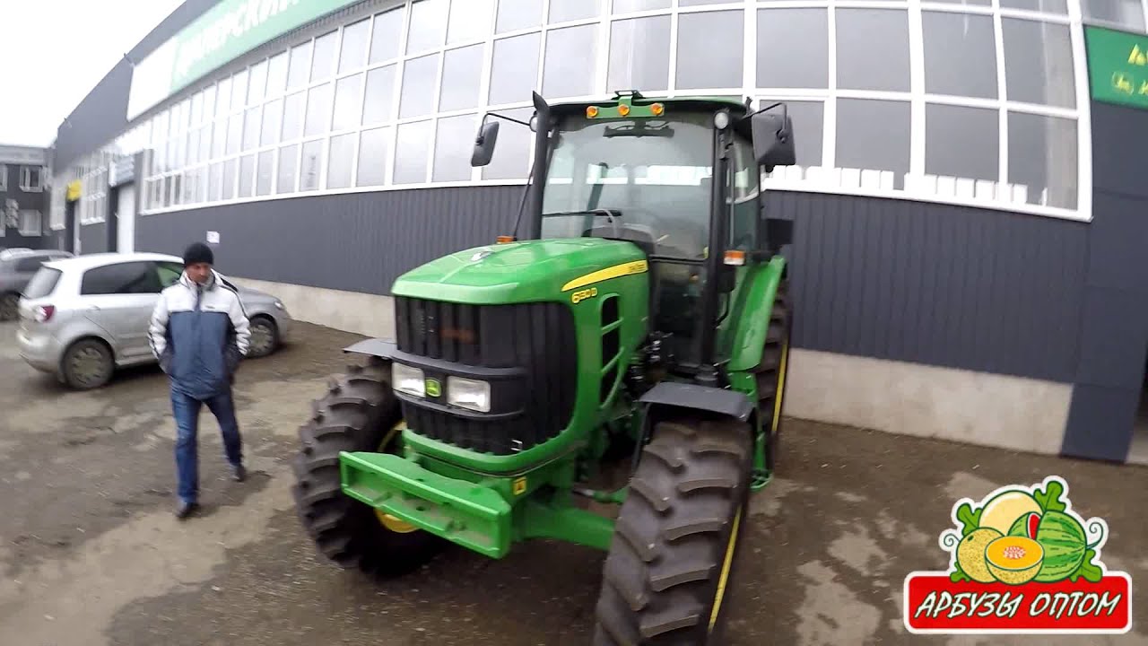 Трактор John deere 6130D - YouTube