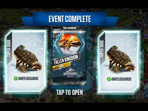UNLOCKED ANKYLOSAURUS II Jurassic World The Game II Dinosaurs Game ...