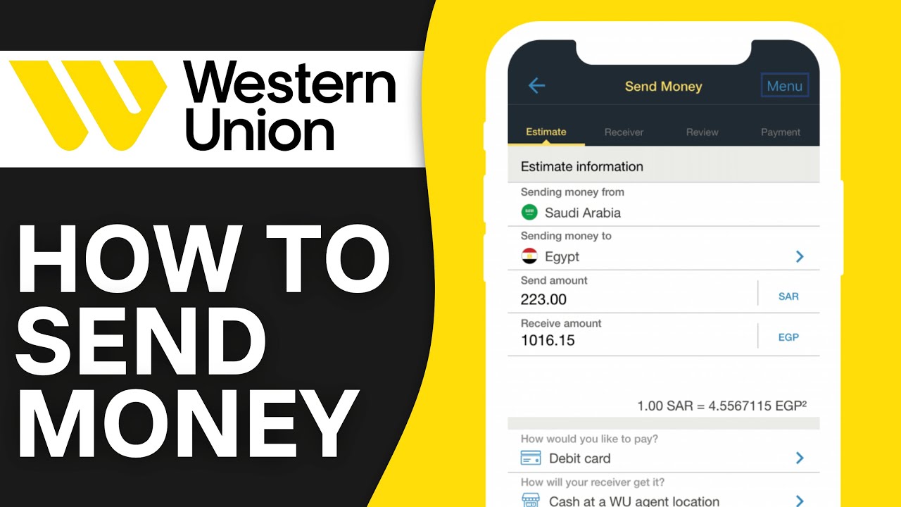 How to SEND MONEY on WESTER UNION - Full Guide - YouTube