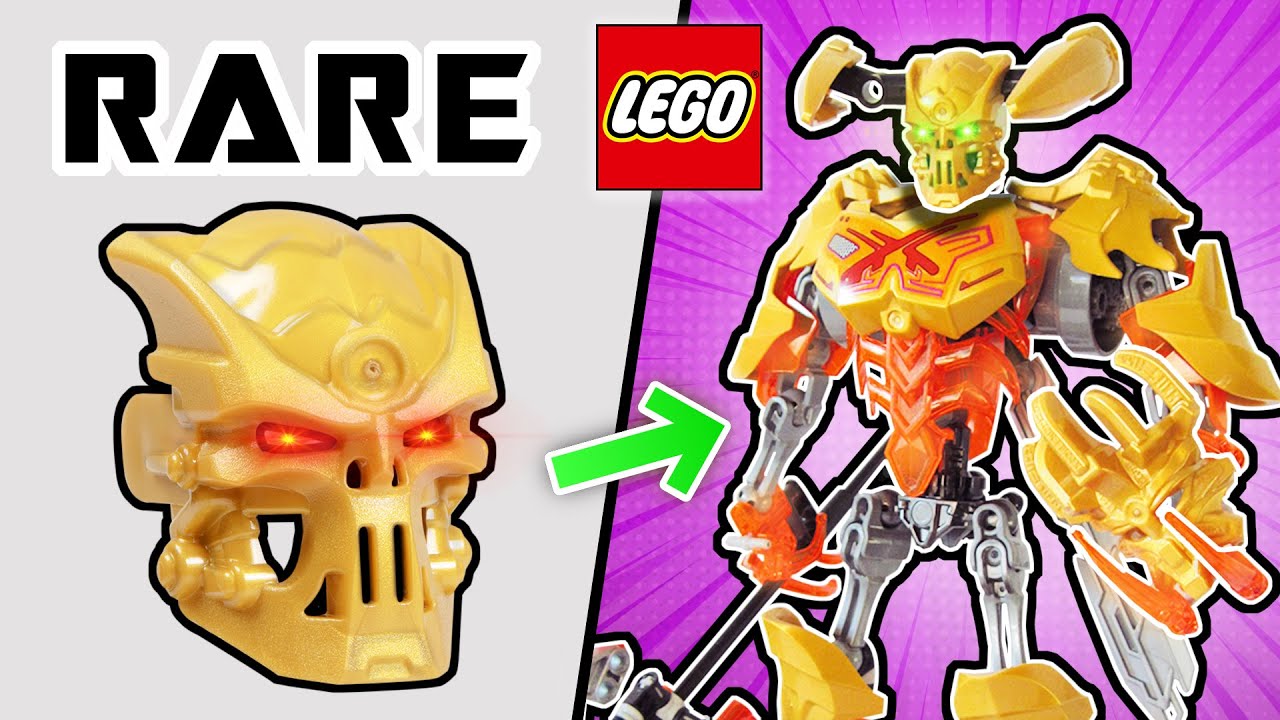 The RARE LEGO Gold Skull Mask You Didn't Know Existed - YouTube