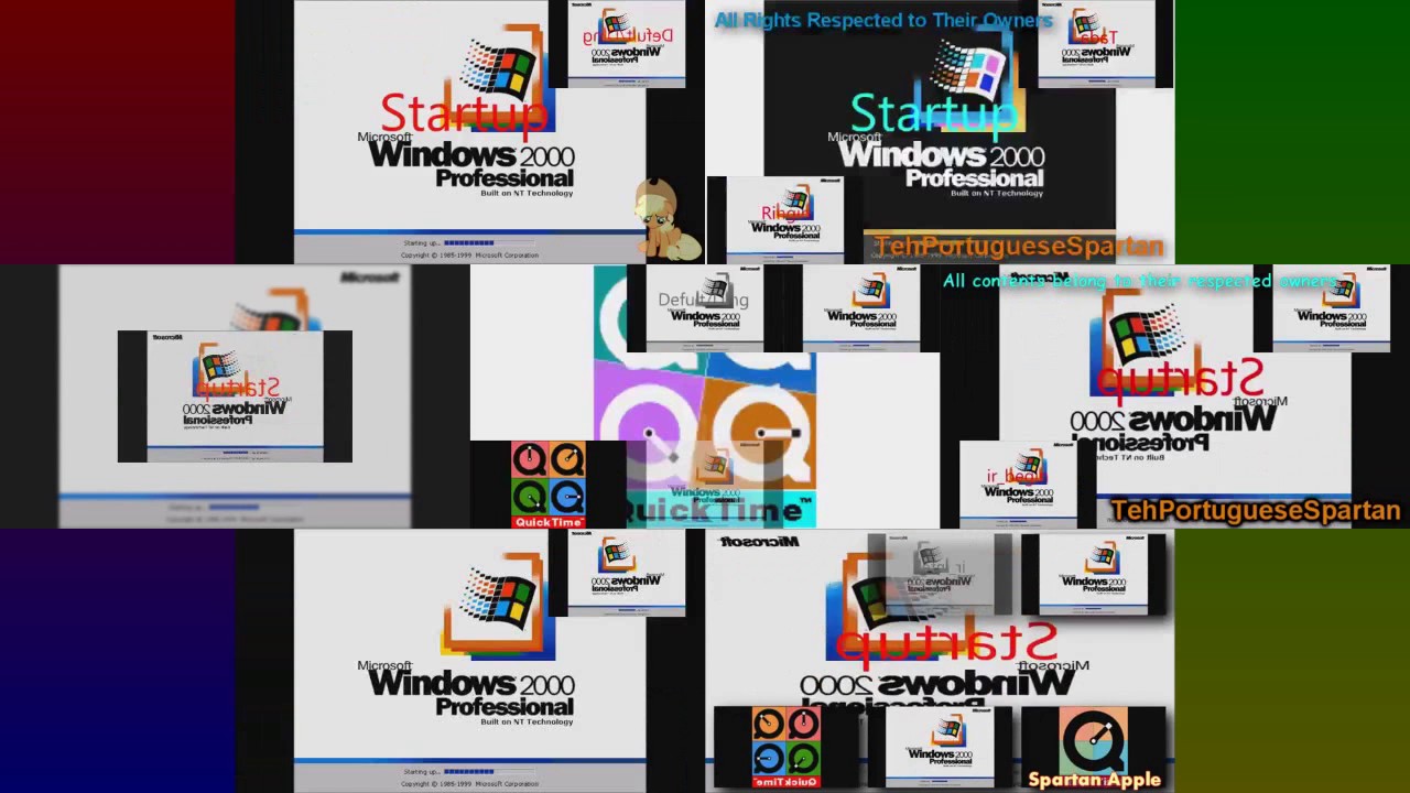 Windows 2000 Sparta Remix 7parison - YouTube