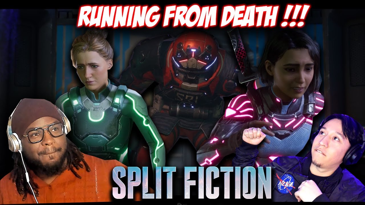 RUNNING FROM DEATH AND PARKING TICKETS!!!!? | SPLIT FICTION GAMEPLAY EP ...