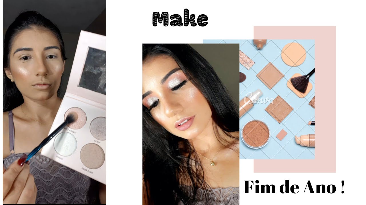 Make fim de ano, Make simples, Pele iluminada, MAKE FIM DE ANO !!! - YouTube