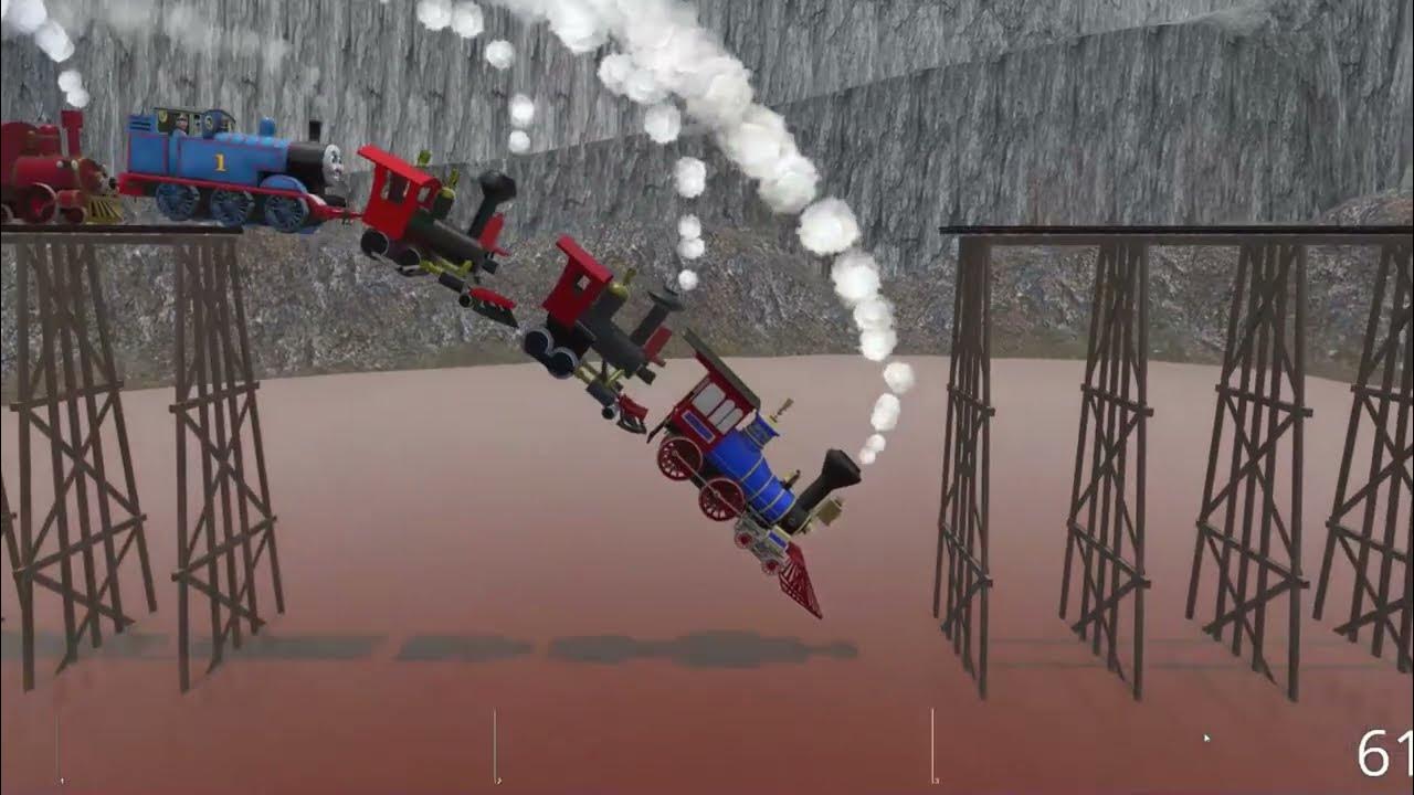 TANGY CASEY JR - FROSTY THE SNOWMAN - MUD DITCH! - BRIDGE GONE WRONG! - TRAINZ RAILROAD ...