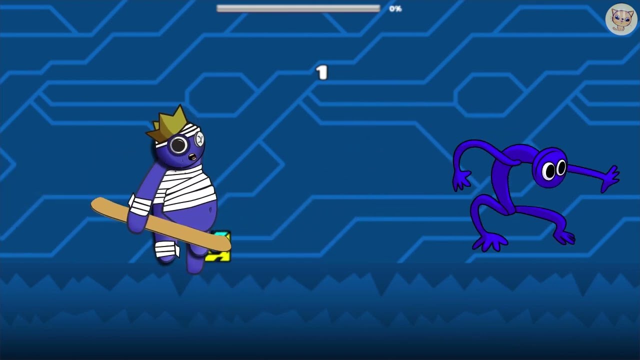 Geometry Dash Fat Rainbow Friends - YouTube