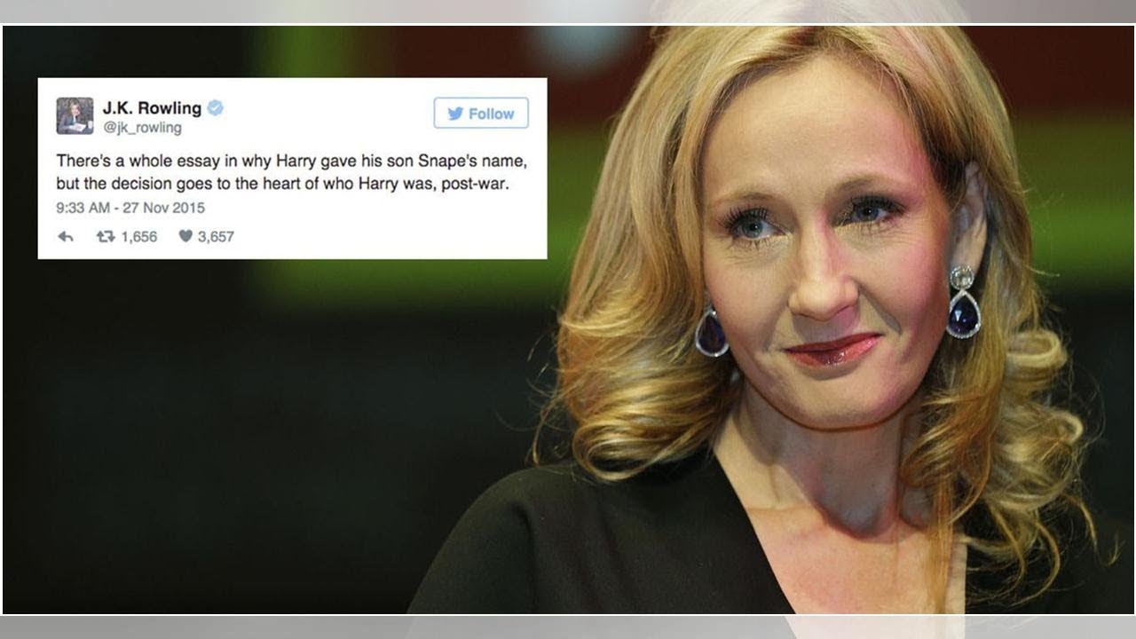 Why Did Harry Potter Name A Child After Snape? J.K. Rowling Explains ...