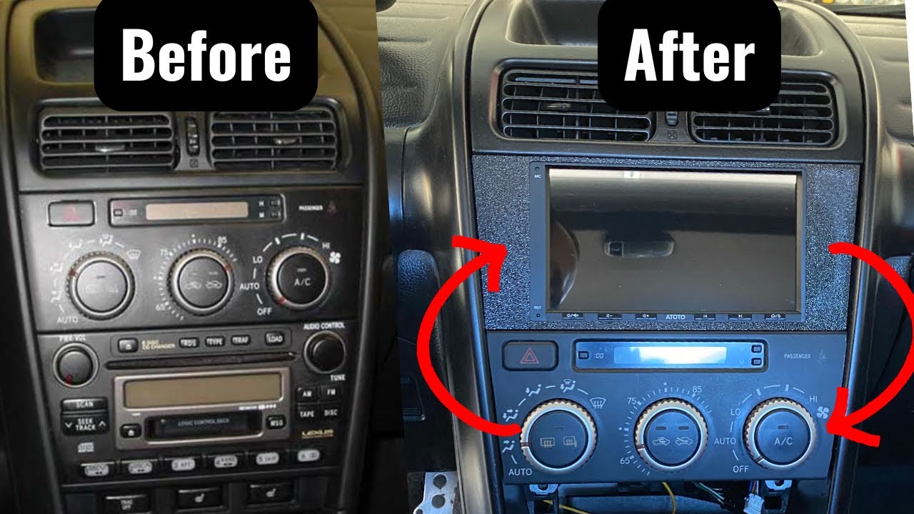 Ultimate IS300 Radio Hack: Swapping the Radio and Climate Controls for ...