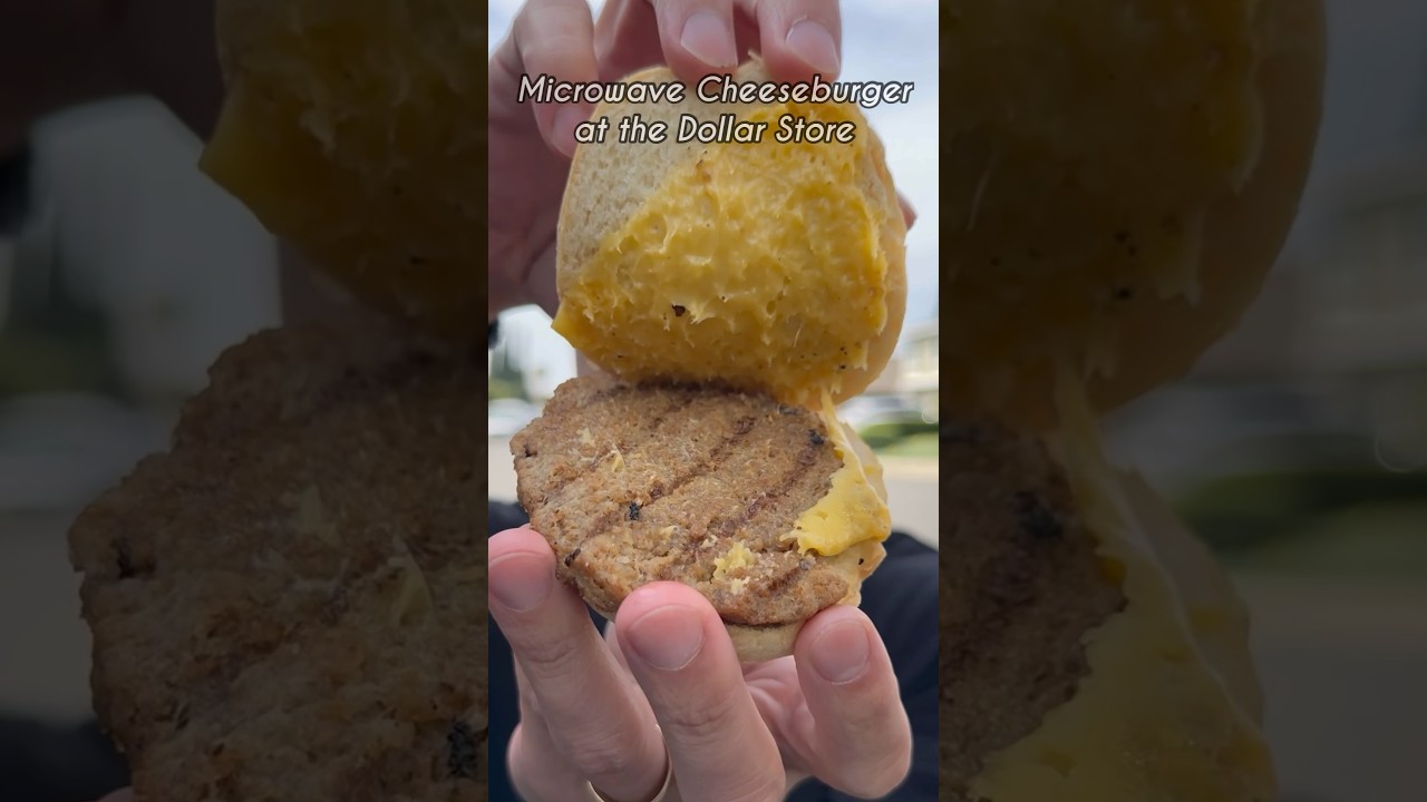 Microwave Cheeseburger at the Dollar Store, EAT or PASS? - YouTube