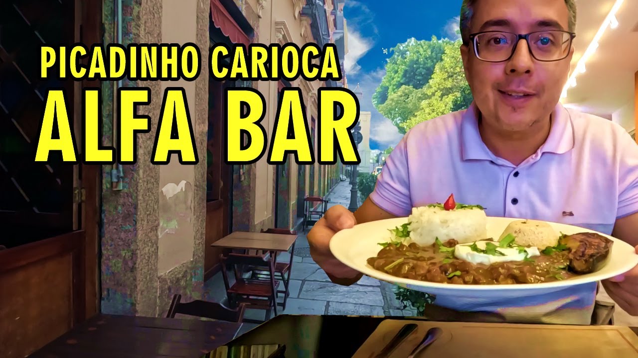 Picadinho do Alfa Bar na Rua do Mercado no centro do Rio de Janeiro ...
