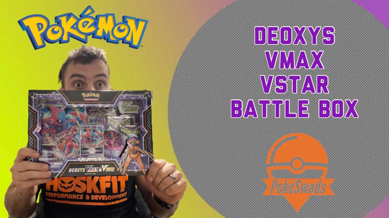Pokémon Deoxys VMAX/VSTAR Battle Box - YouTube