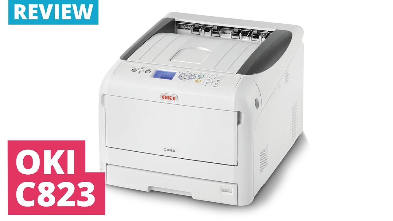 OKI C823 Series A3 Colour LED Laser Printer - YouTube
