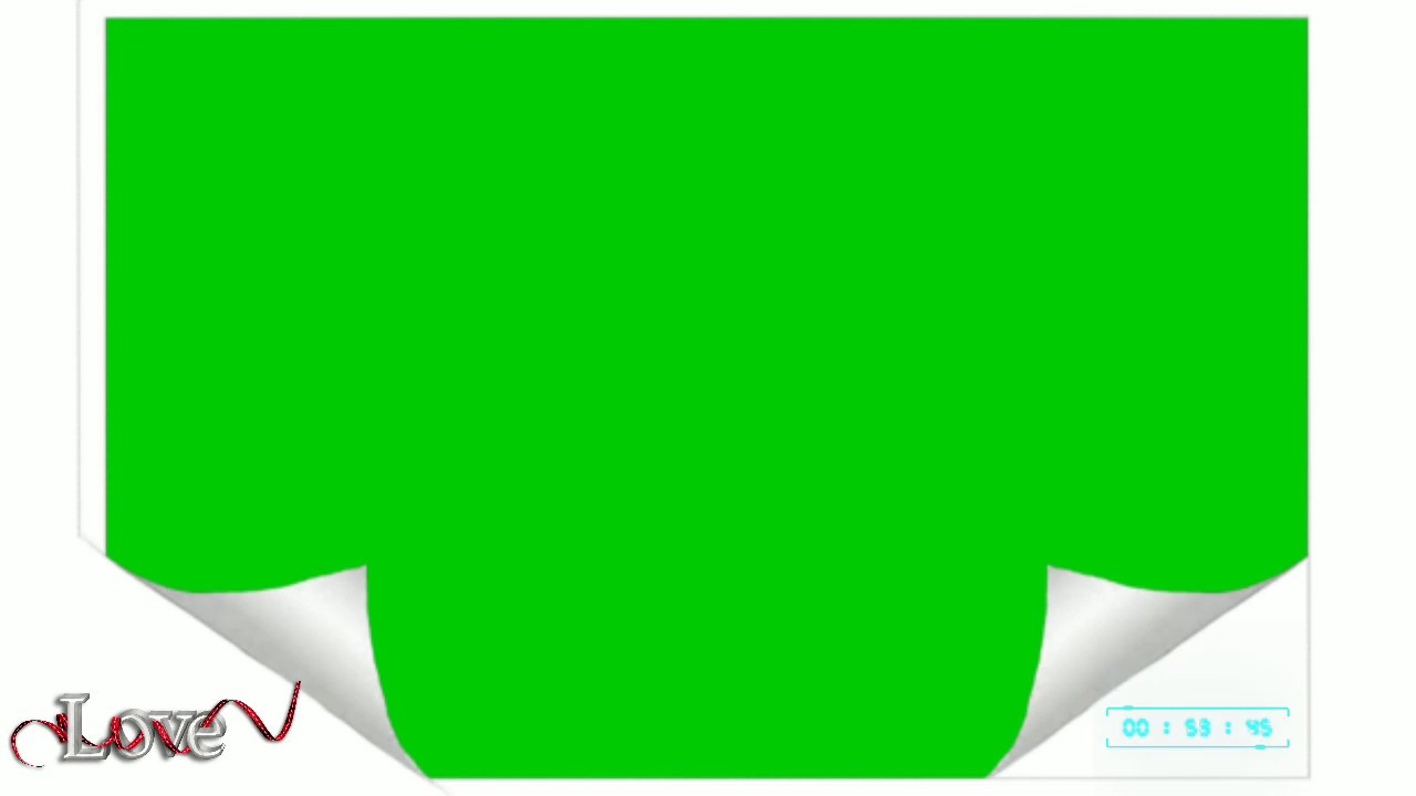 Victor page border green screen video background - YouTube