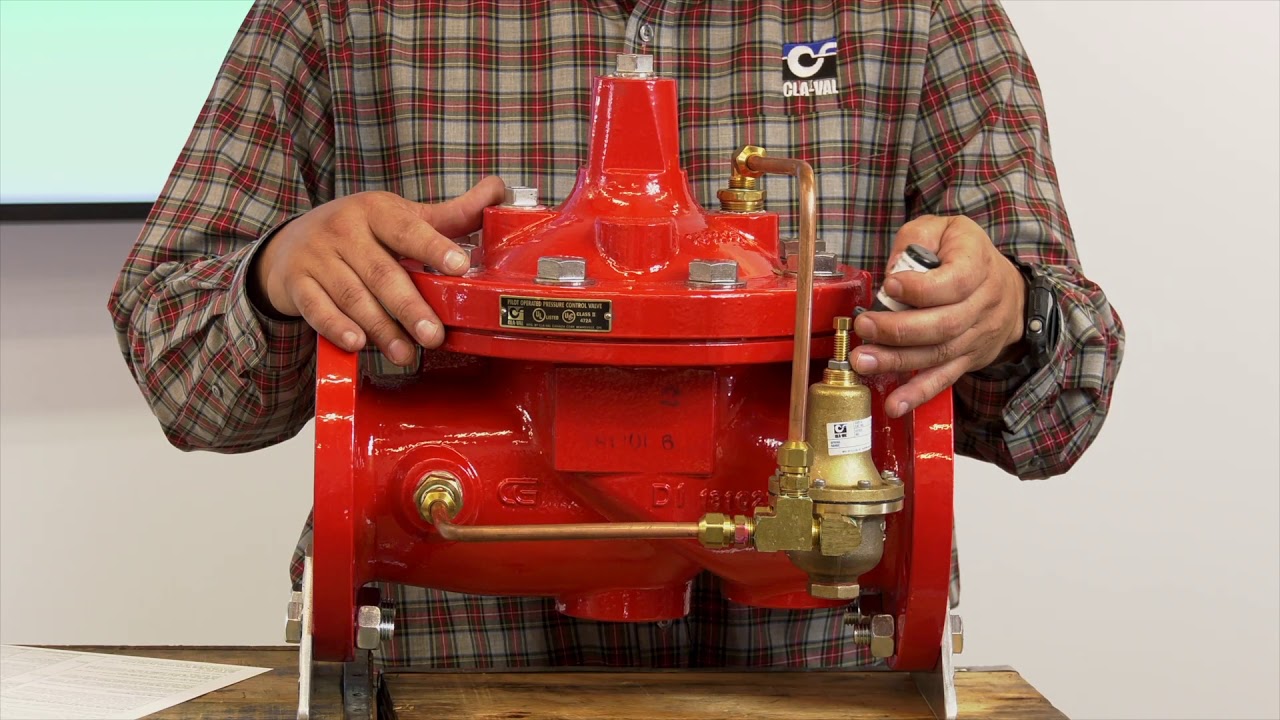 Cla Val 90 21 Fire Protection PRV IOM - YouTube