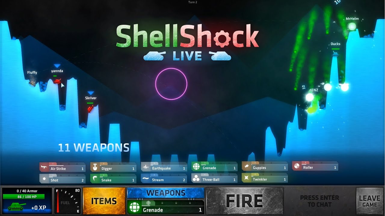Shell Shock Live - Erster Eindruck Gameplay German Deutsch - YouTube