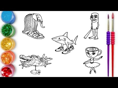Top 5 Italian brainrot animals drawing - YouTube