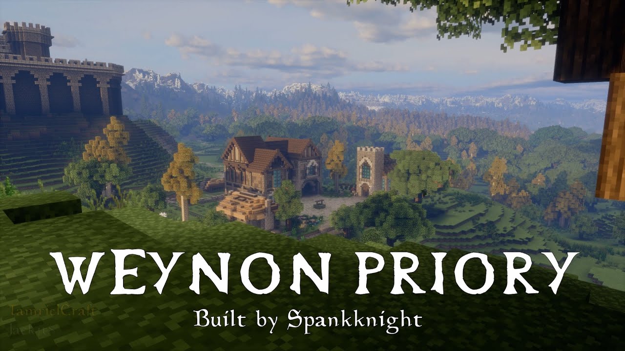 Weynon Priory in Minecraft - Tamrielcraft build showcase - YouTube