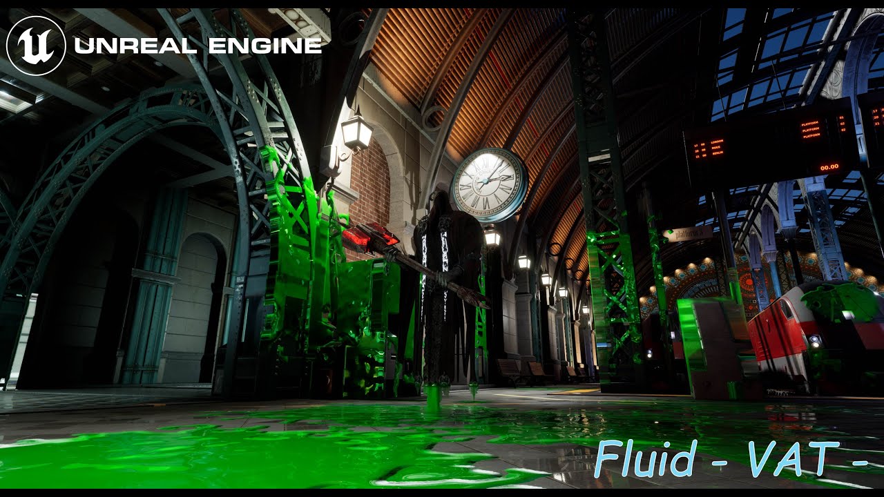 Unreal Engine - Fluid VAT game play check - YouTube