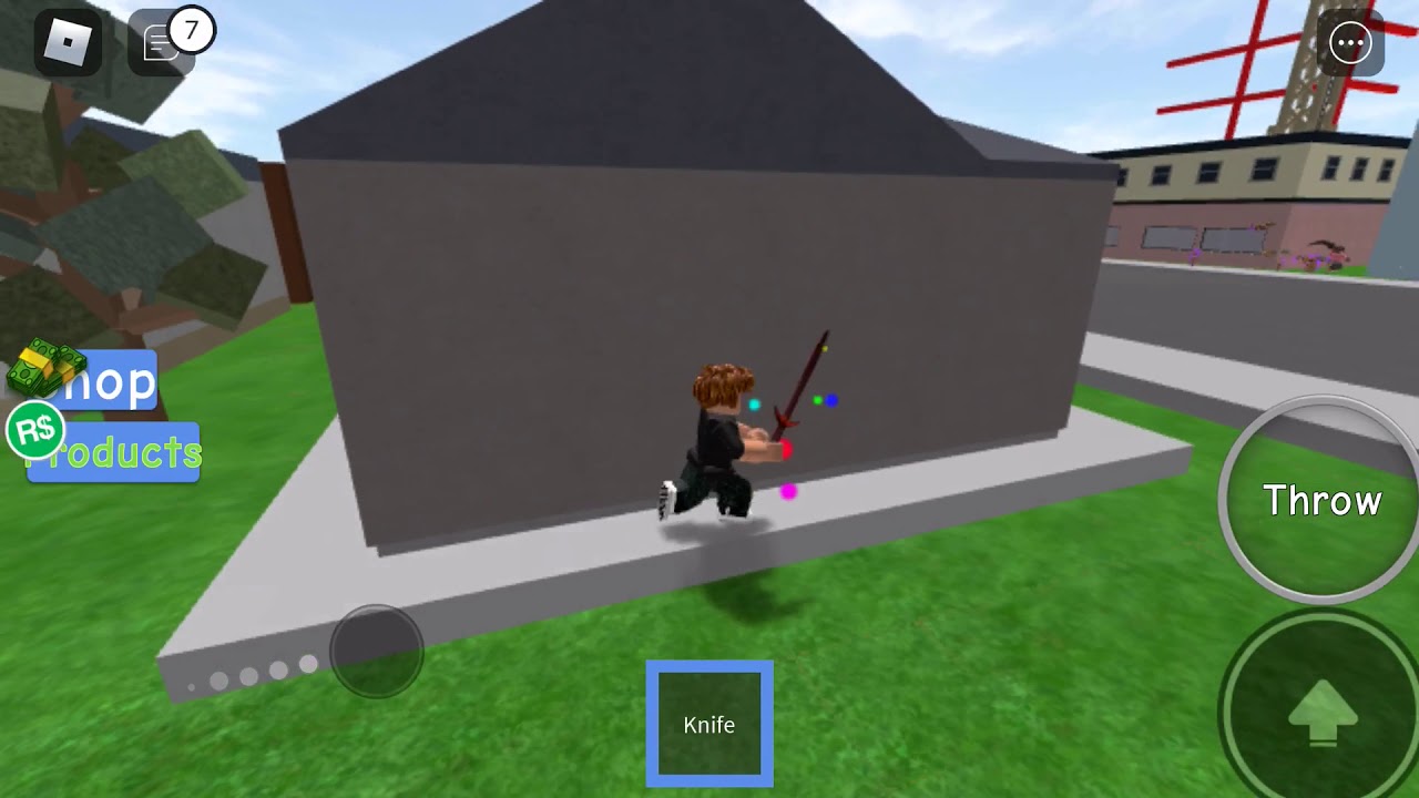 Playing ROBLOX Knife Simulator - YouTube