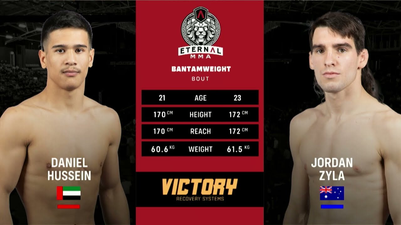 ETERNAL 68 - DANIEL HUSSEIN VS JORDAN ZYLA - MMA FIGHT VIDEO - YouTube