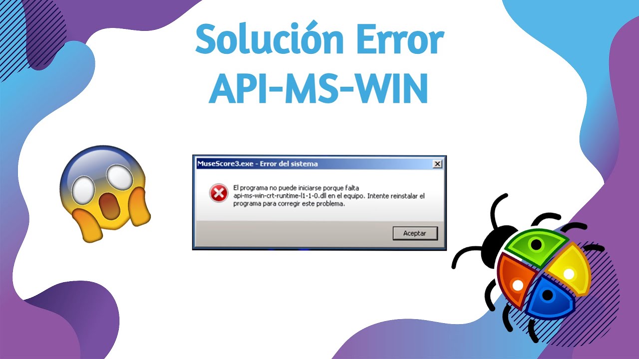 4 PASOS para SOLUCIONAR Error API-MS-WIN-CRT-RUNTIME-l1-2-0.DLL WINDOWS ...