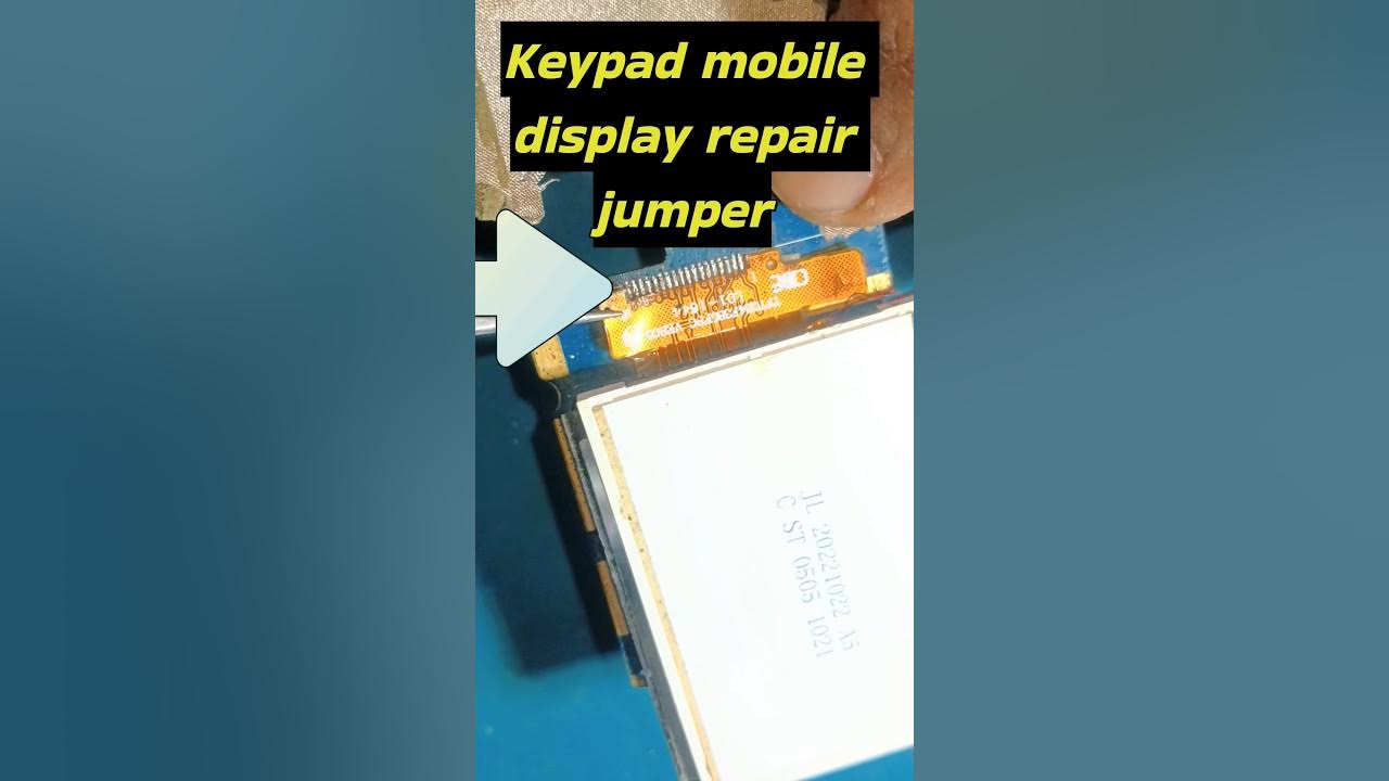 Keypad mobile display repair jumper||how to fix display problem in mobile - YouTube