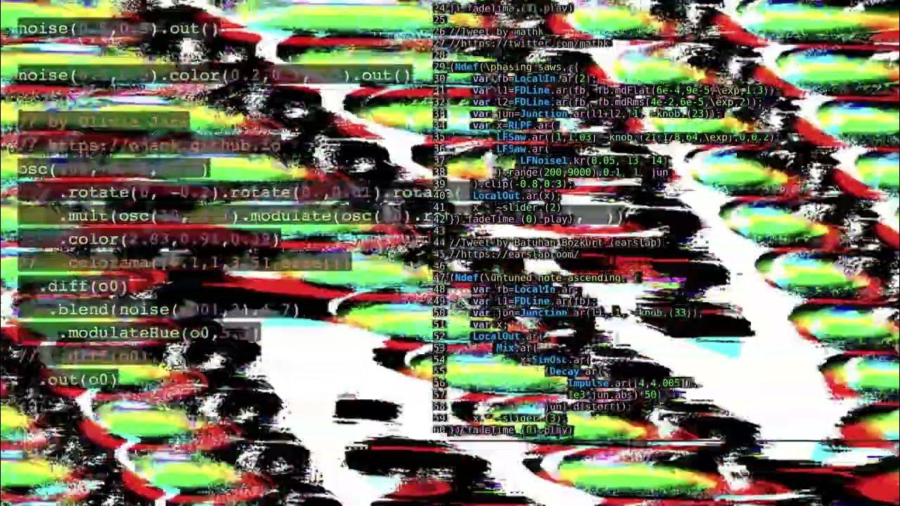 Live Coding performance at Harvestworks - YouTube