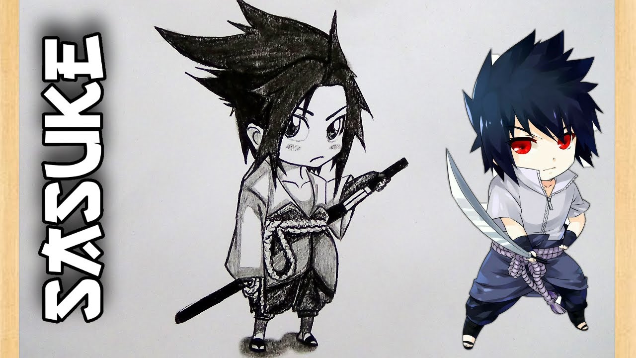 How to Draw Sasuke chibi | Naruto | Step By Step - YouTube