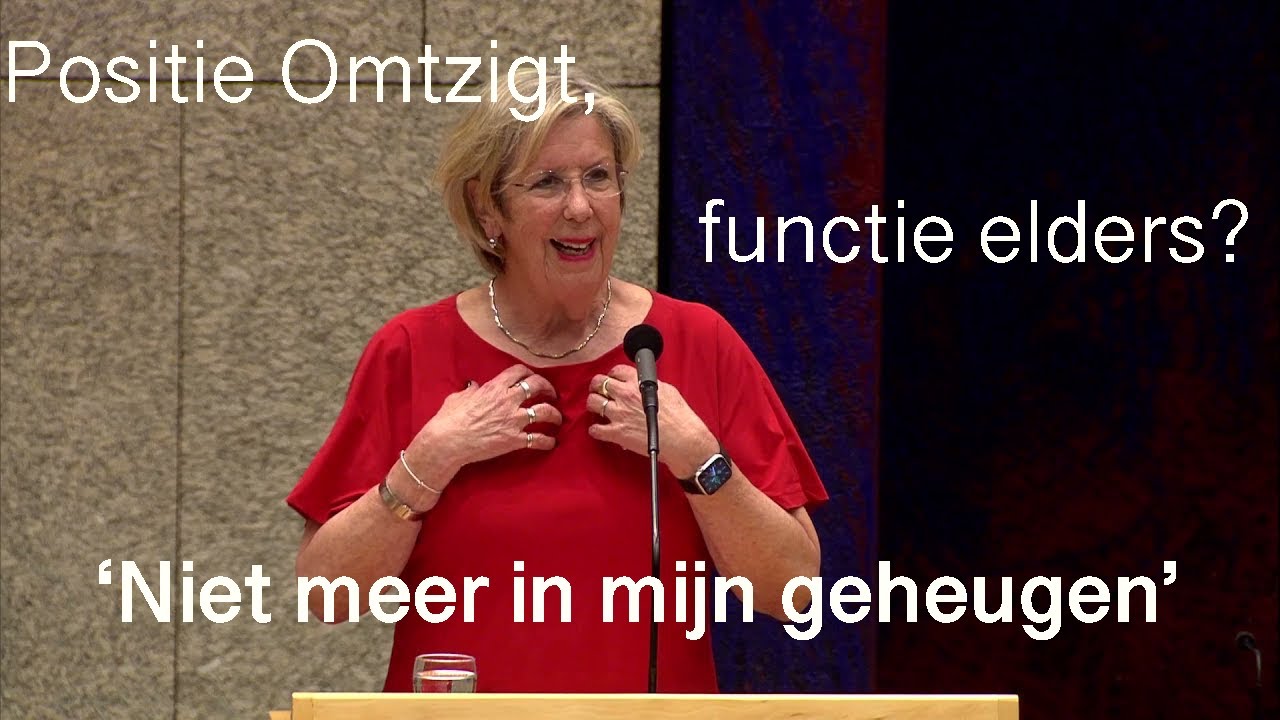 Jorritsma: 'niet meer in geheugen' over Positie Omtzigt, functie elders ...