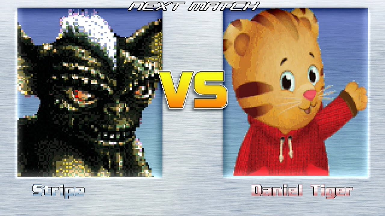 M.U.G.E.N BATTLES | Stripe vs Daniel Tiger | Gremlins vs Daniel Tiger's ...