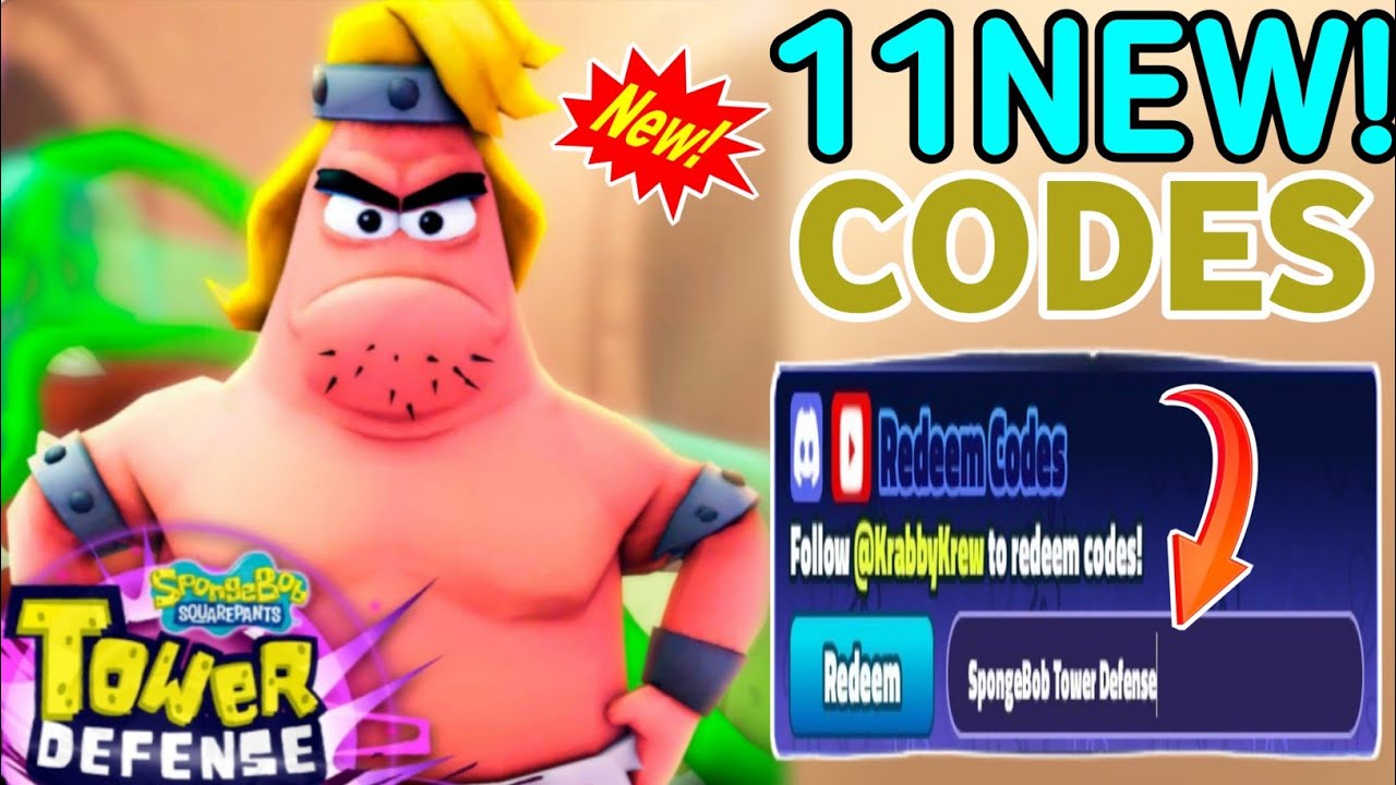 ⚠️ NEW ⚠️ ALL WORKING CODES For SpongeBob Tower Defense November 2025 ...
