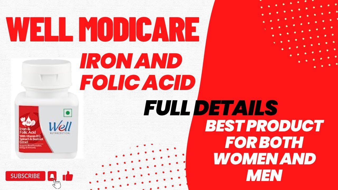 Well Iron and Folic acid product full knowledge - YouTube