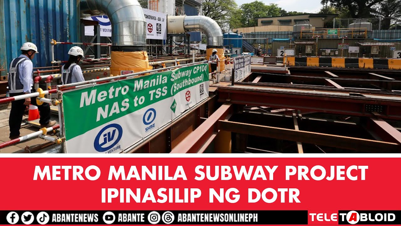 Metro Manila Subway Project ipinasilip ng DOTr - YouTube