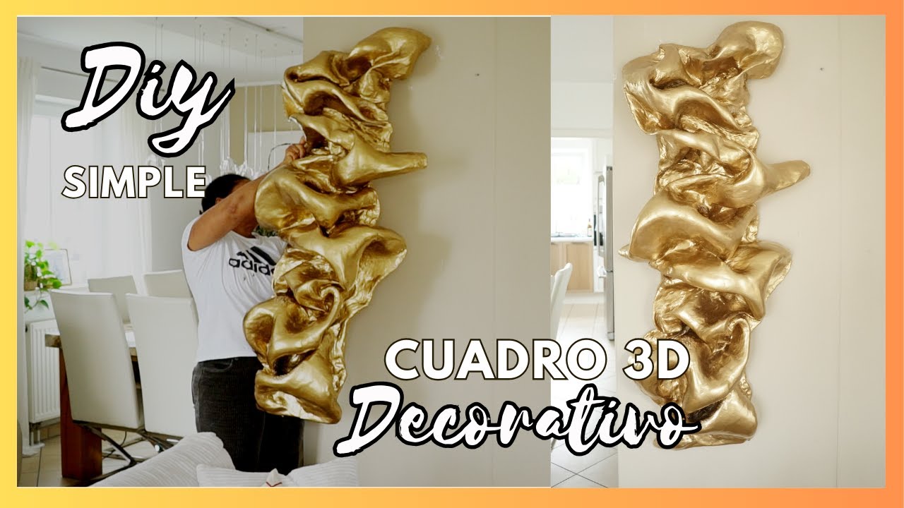 Cuadro decorativo 3D de yeso con relieve para decorar la pared de sala ...