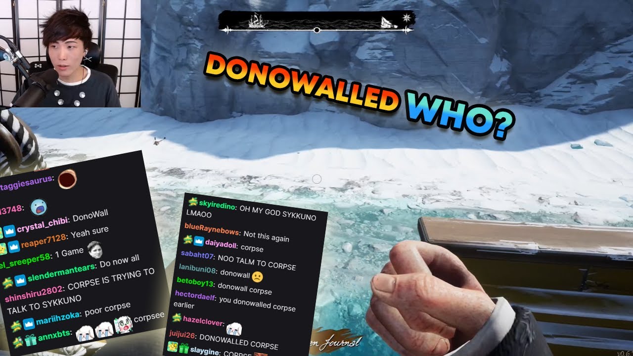 Corpse ALMOST gets donowalled by Sykkuno | Dread Hunger - YouTube